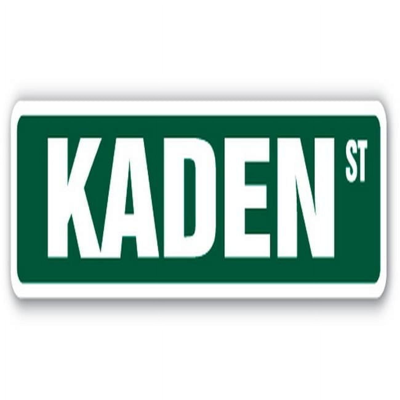 18 in. Kaden Street Childrens Name Room Sign - Walmart.com