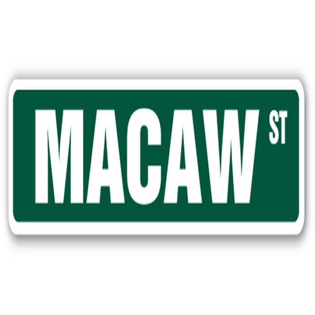 18 in. Macaw Street Sign - Parrots Birds Lover Exotic Birding - Walmart.com
