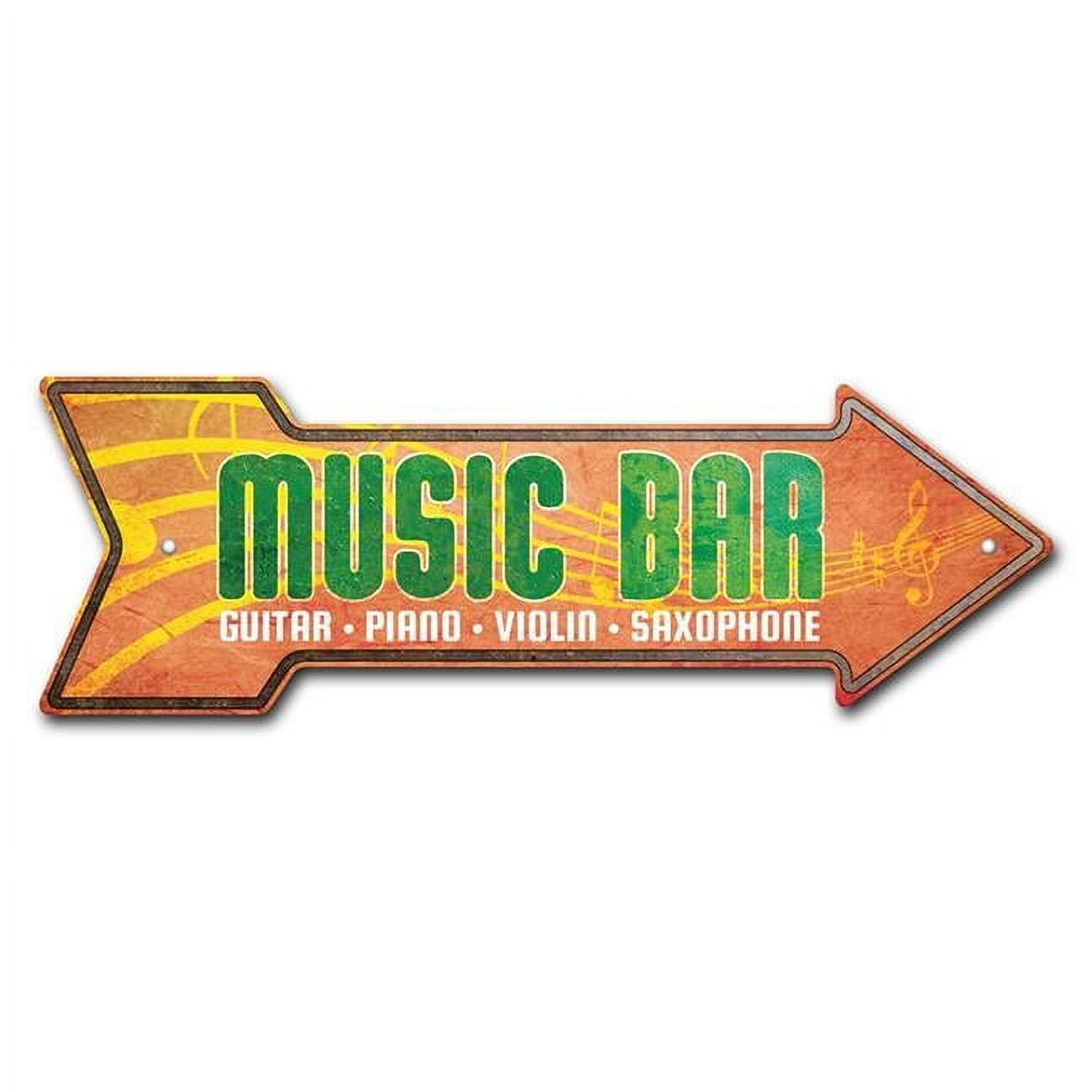 18 in. Music Bar Arrow Sign - Walmart.com