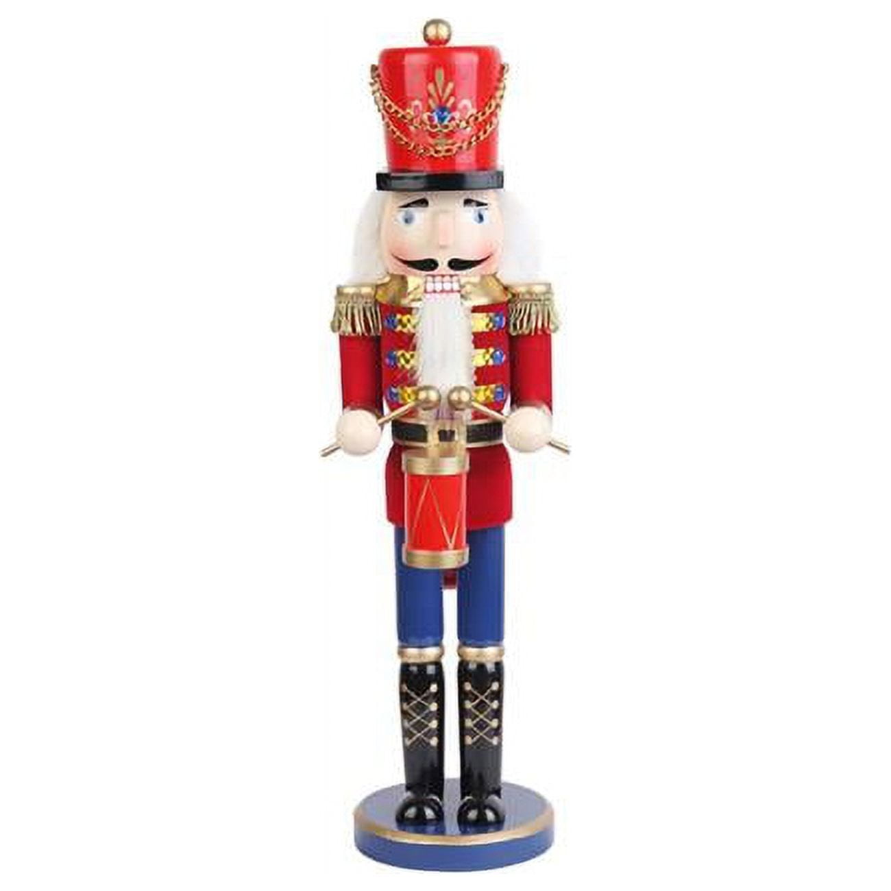 18 in. Nutcracker Drummer Soldier, Red - Walmart.com