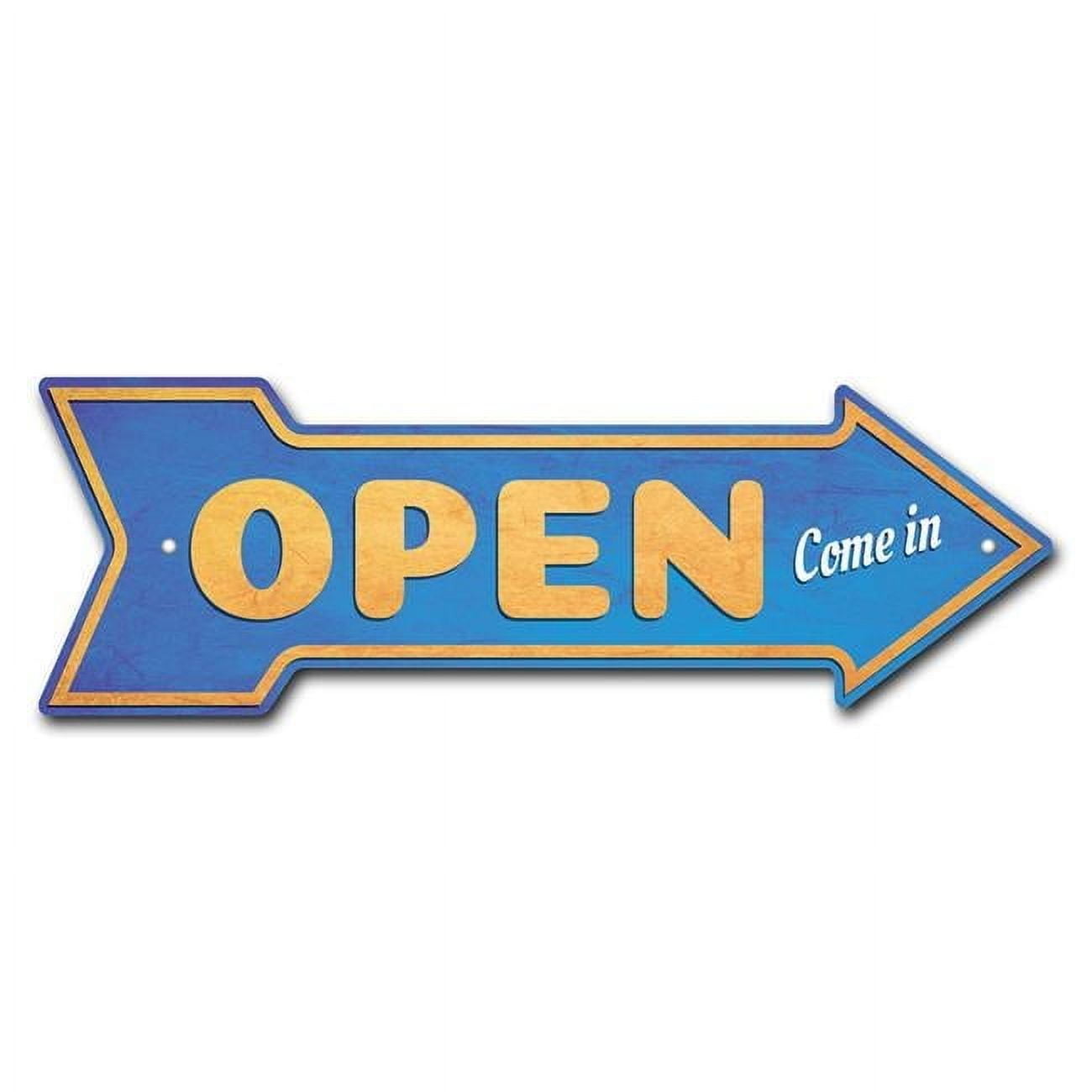 18 in. Open Arrow Sign - Walmart.com