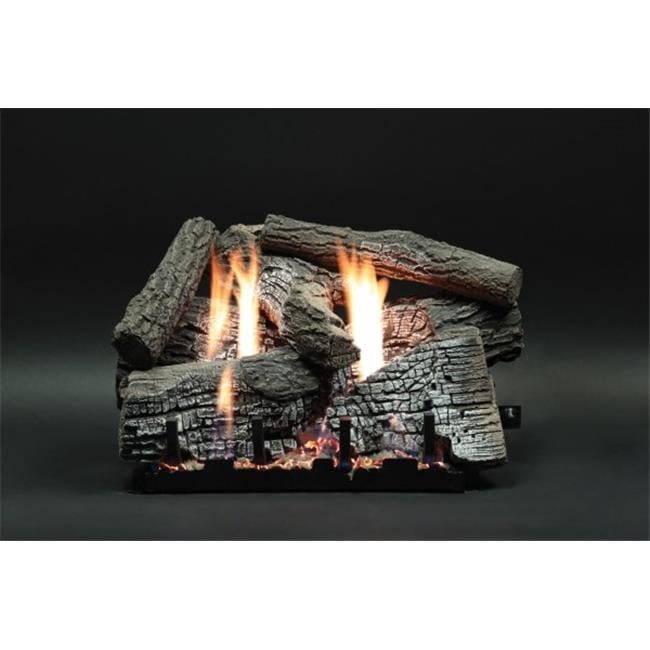 18 in. Refractory Log Set - 7 Piece - Walmart.com