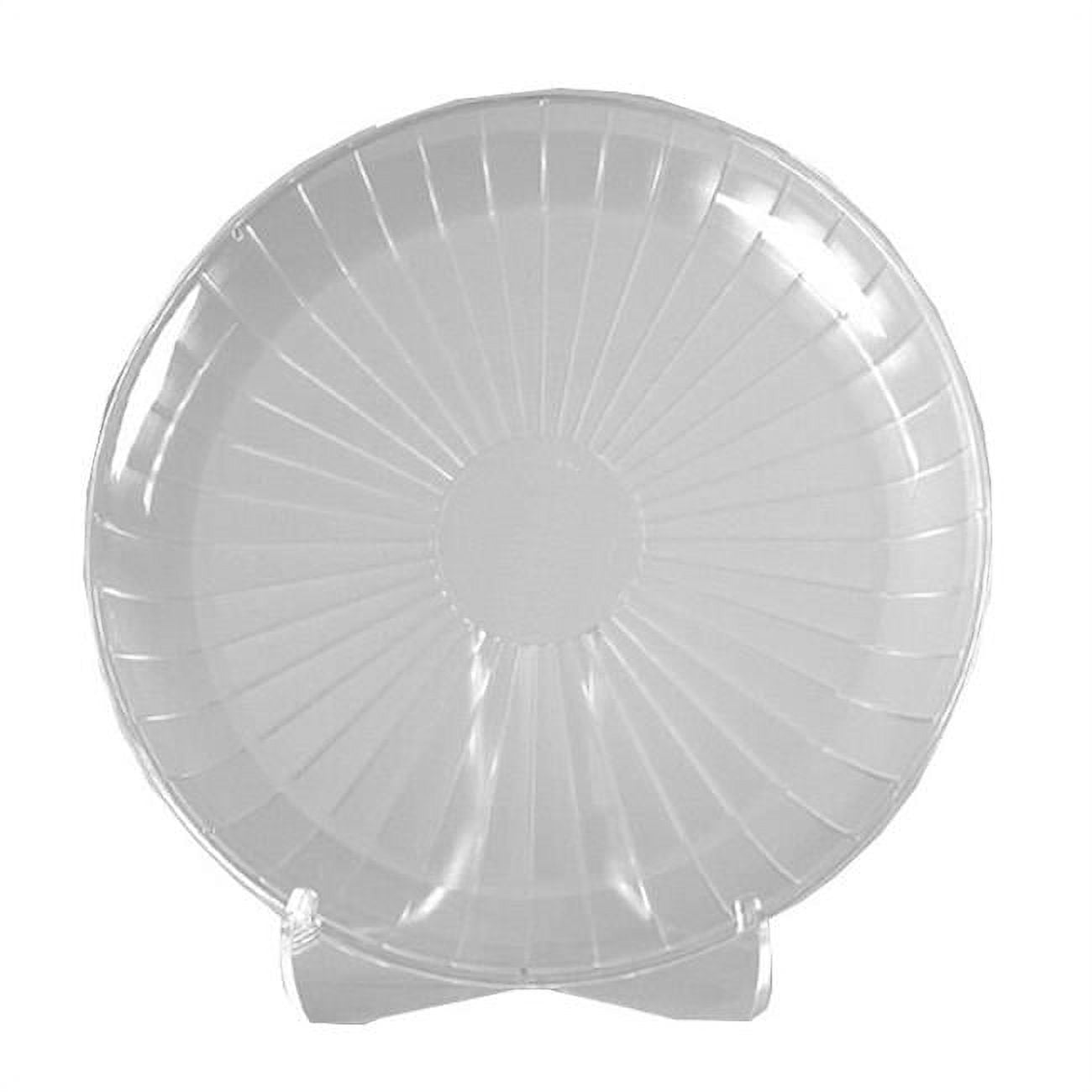 18 in. Round Catering Tray, Clear - Walmart.com
