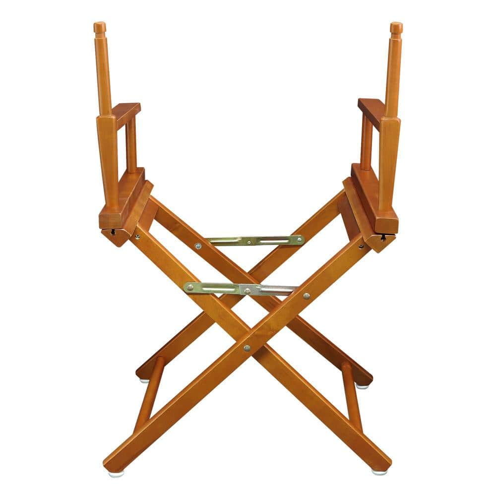 18 in. Seat Height Honey Oak New Solid Wood Director's Chair Frame Only ...