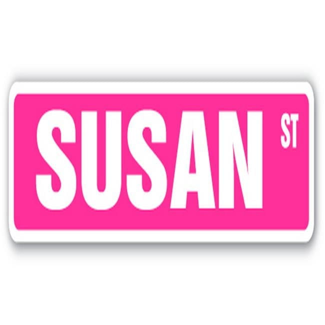 18 in. Susan Street Childrens Name Room Sign - Walmart.com