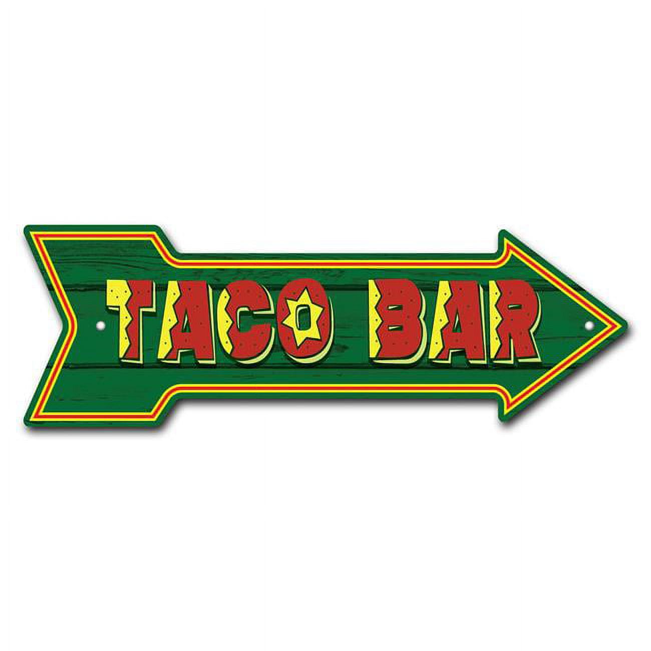 18 in. Taco Bar Arrow Sign - Walmart.com