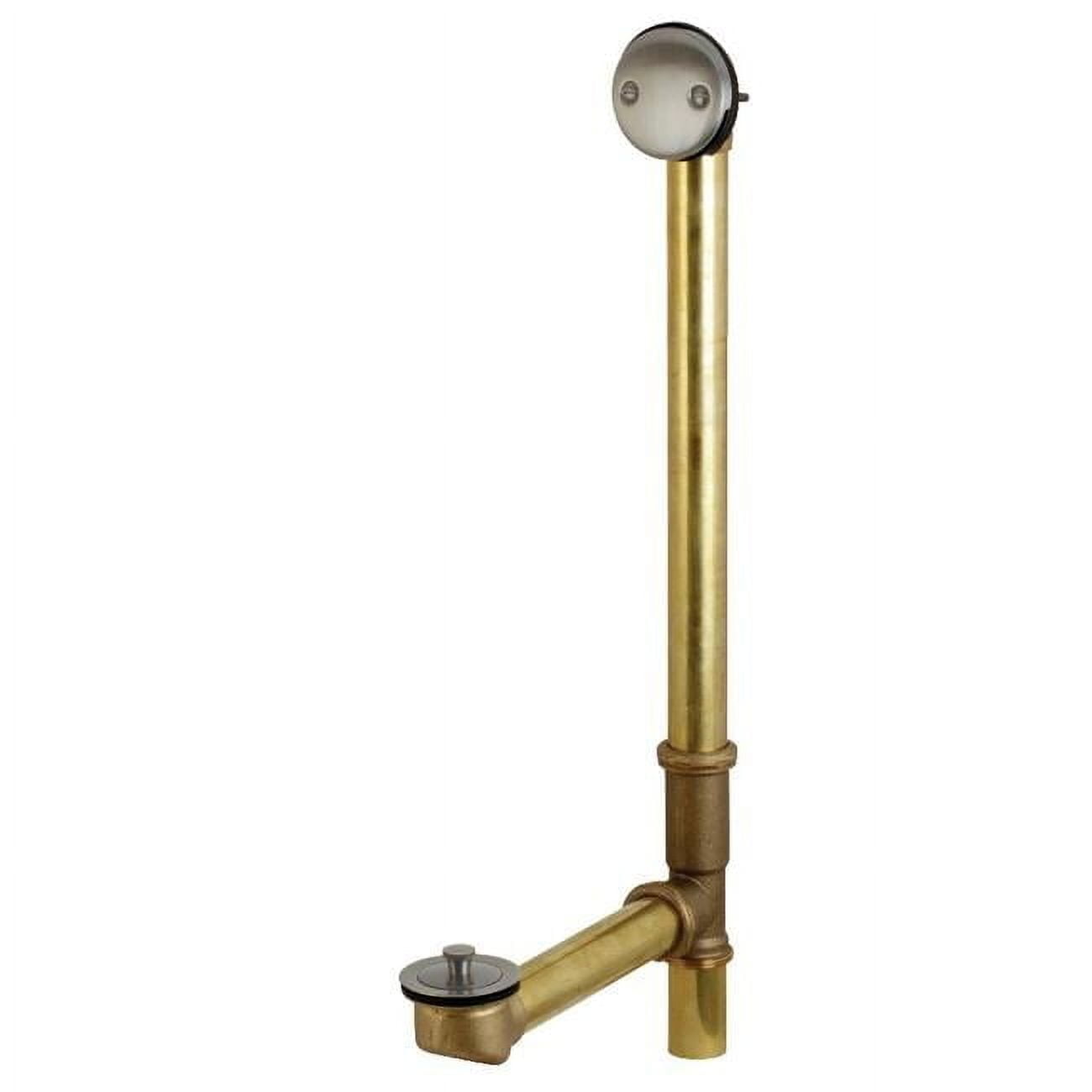 18 in. Tub Waste & Overflow with Lift & Lock Drain, 20 Gauge, Antique ...