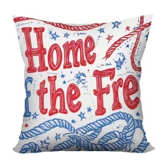 18 in. US 250 Throw Pillow Covers — 4th of July Decorations — Patio ...