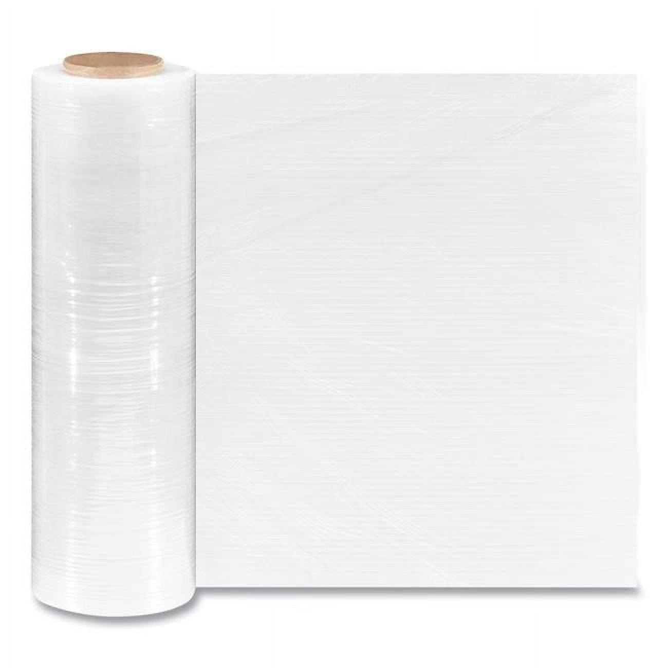 18 in. x 1500 ft. Extended Core Cast Stretch Wrap, Clear - 80 Gauge ...