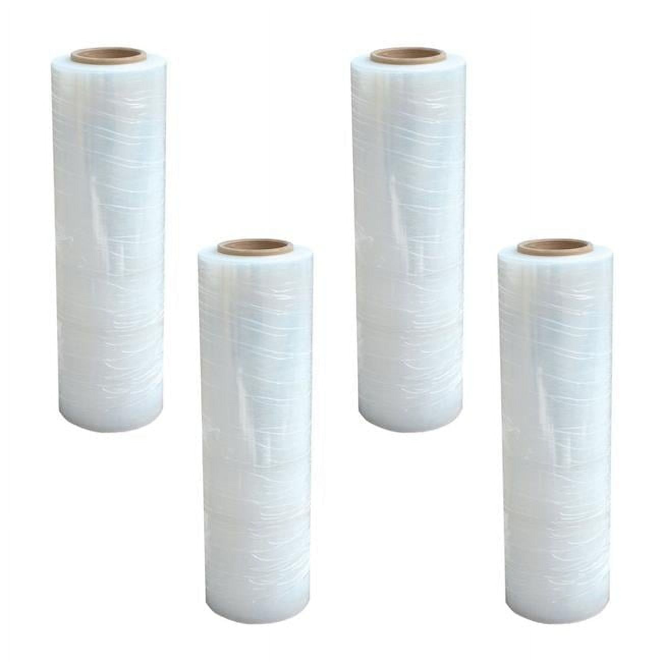 18 in. x 1500 ft. Stretch Plastic Wrap Roll, 4 Piece - Walmart.com