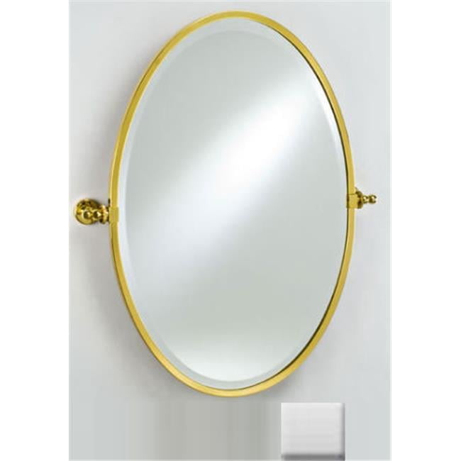 18 in.x 26 in.Radiance Gear Tilt Oval Mirror - Satin Nikel - Walmart.com