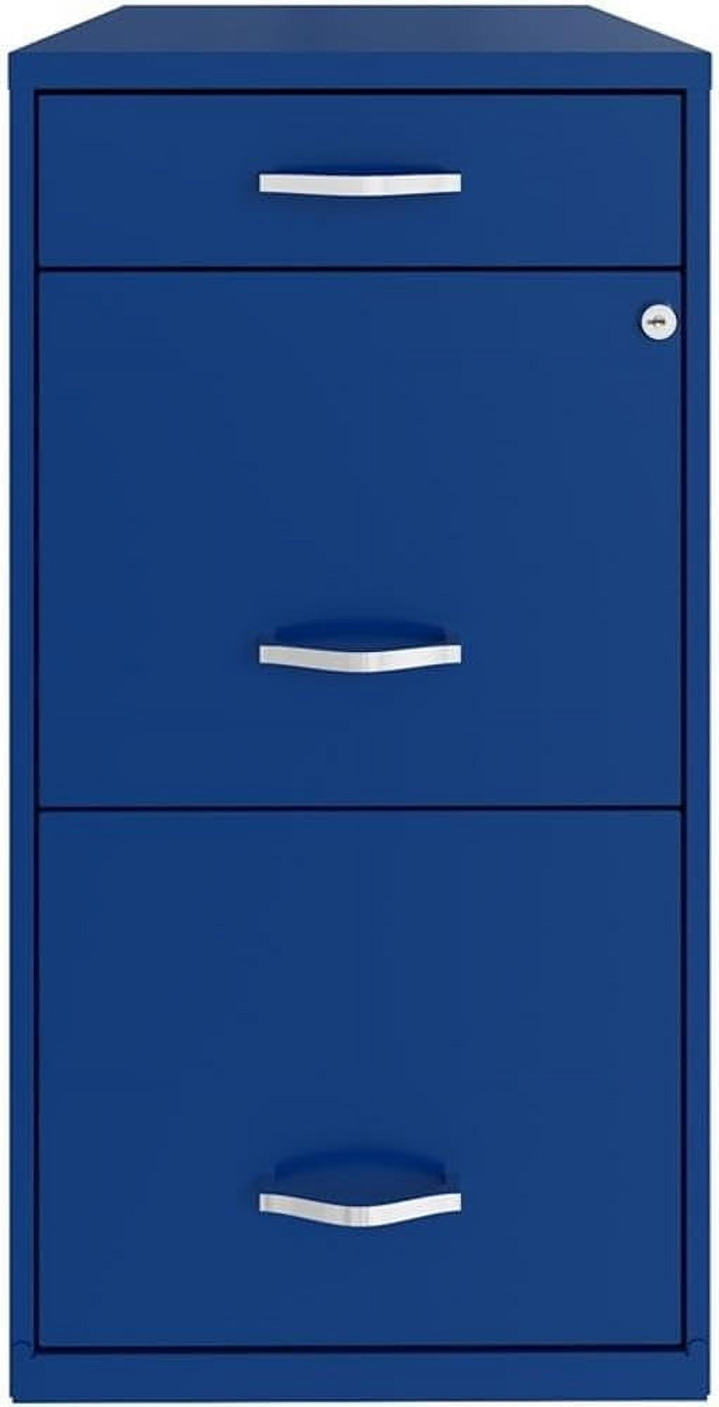 18 inch 3 Drawer Metal File Cabinet with Pencil Drawer Gray - Walmart.com