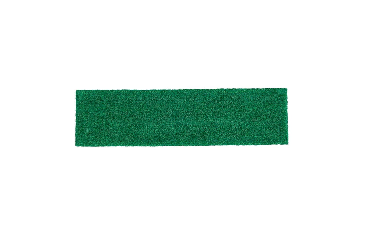 18 inch Adaptable Flat Mop Microfiber Pad, Green, for Janitorial ...