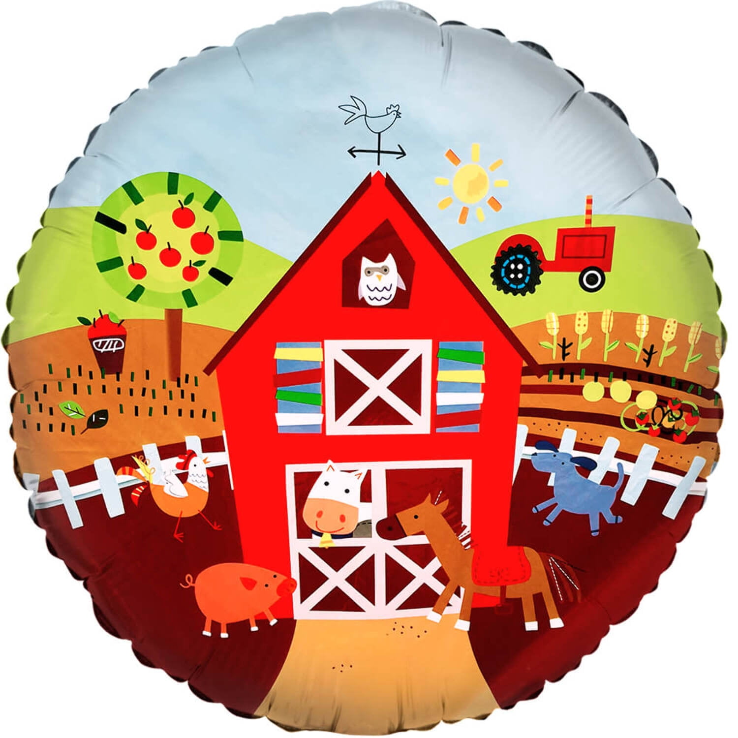 18 inch Barnyard Friends Foil Mylar Balloon - Party Supplies ...