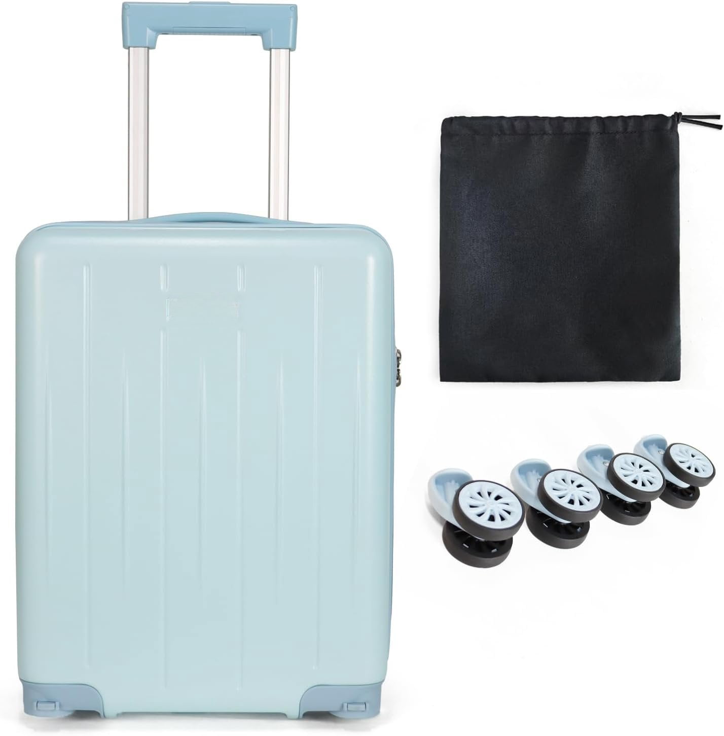 18-inch Carry- Boarding Luggage: Equipped with Movable Wheels, TSA ...