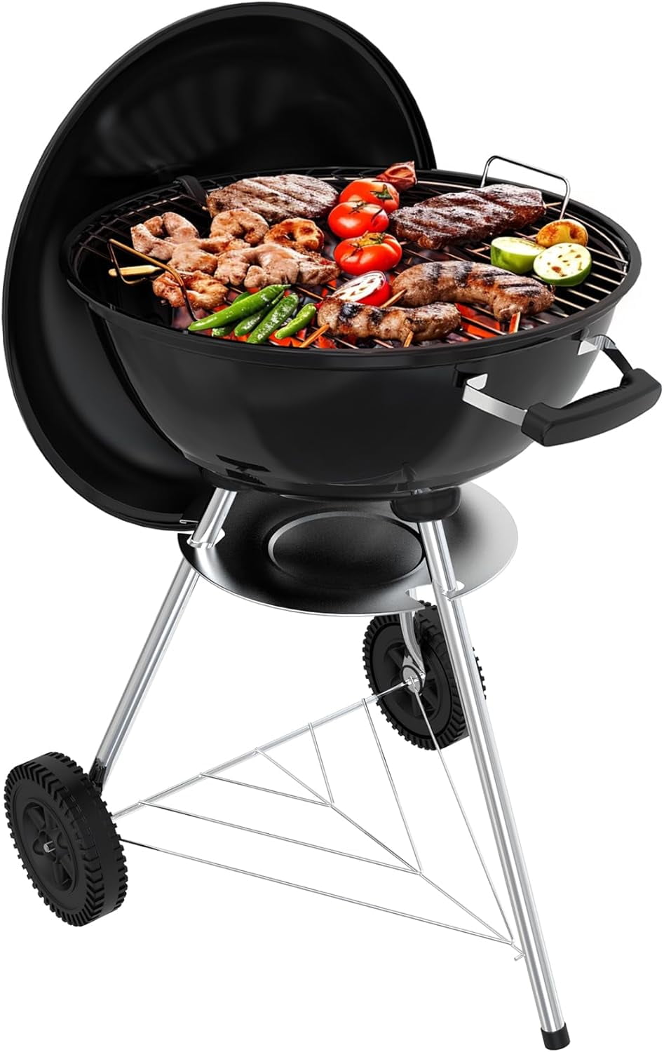 18 inch Charcoal Grill, Outdoor Kettle Barbecue Grills, Highly Cost ...