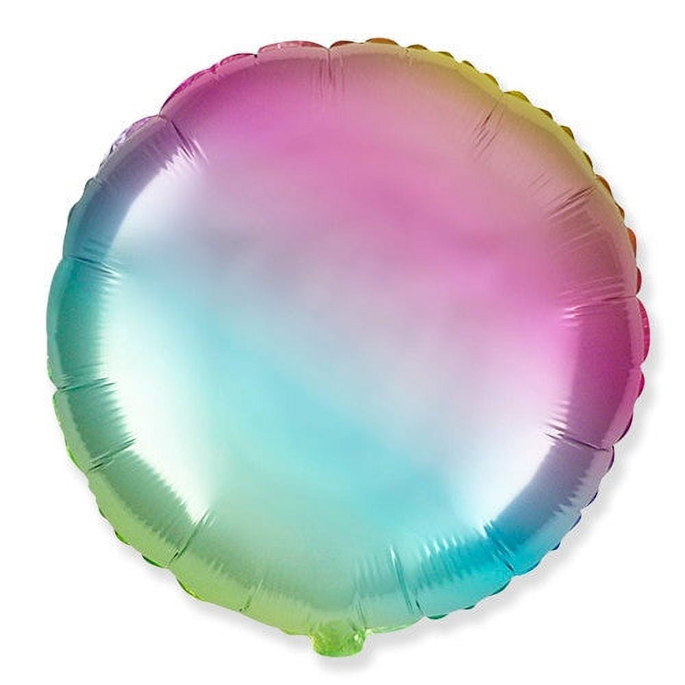 18 inch Circle - Gradient Pastel Foil Mylar Balloon - Party Supplies ...