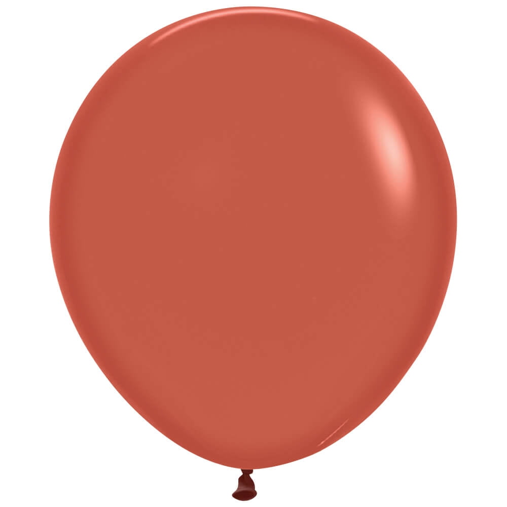 18 inch Deluxe Terracotta Betallatex Latex Balloons (25 Pack) - Party ...