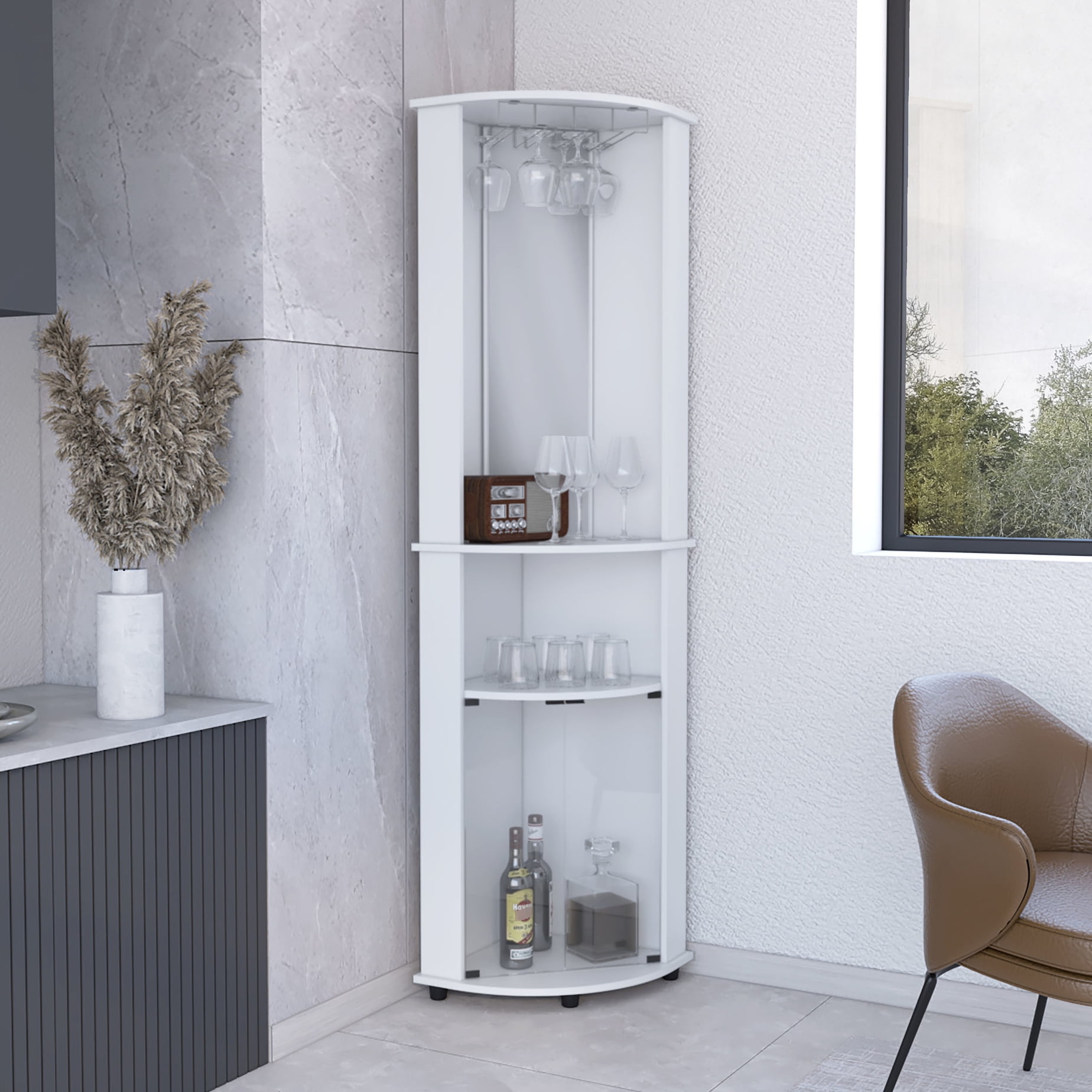 18 - inch Dimensions - Glass - Door Showcase - Dining Room - Showcase ...
