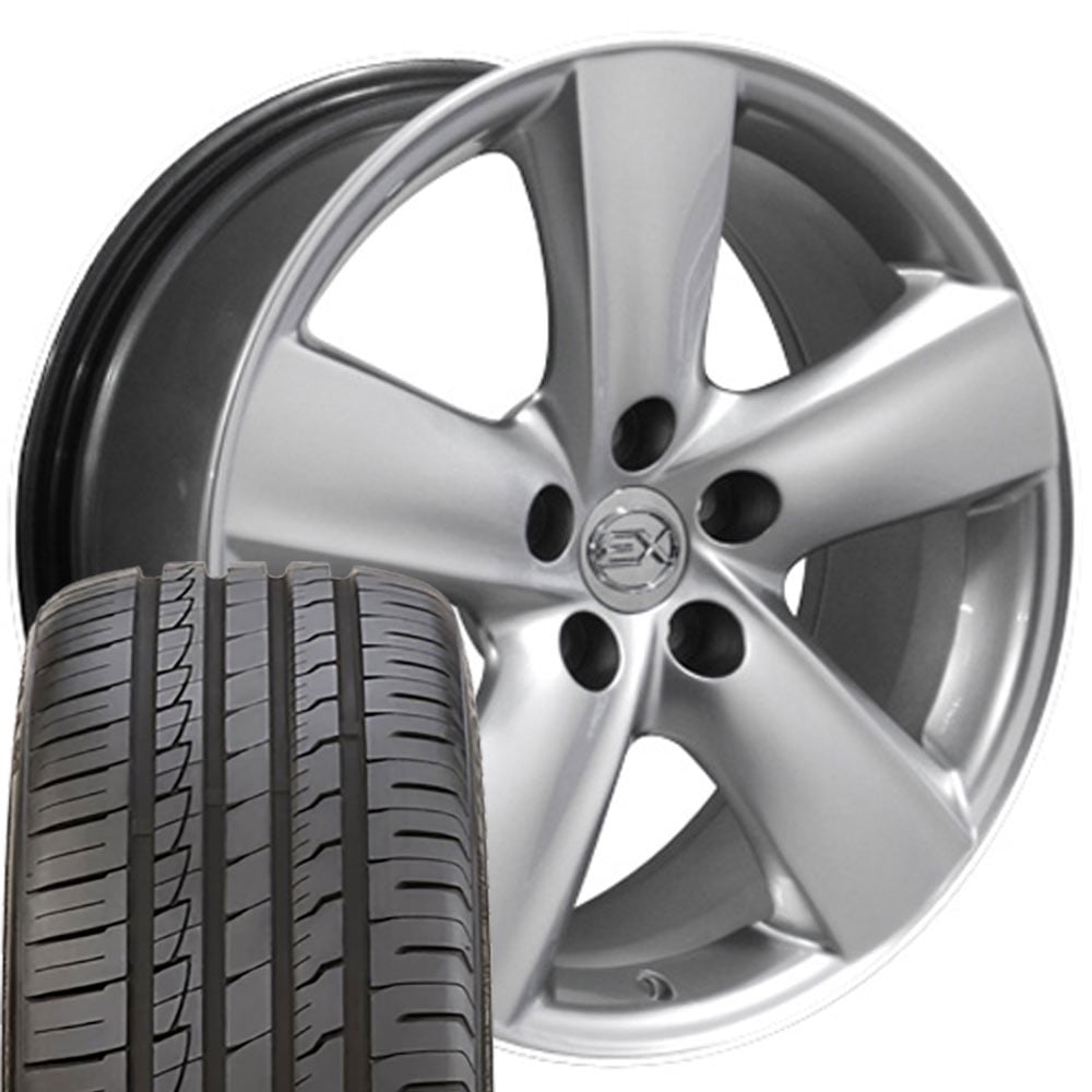 OE Wheels LX19 18 Inch Rims and Tires Fit LS460 Style 5x114.3 18x8 ...