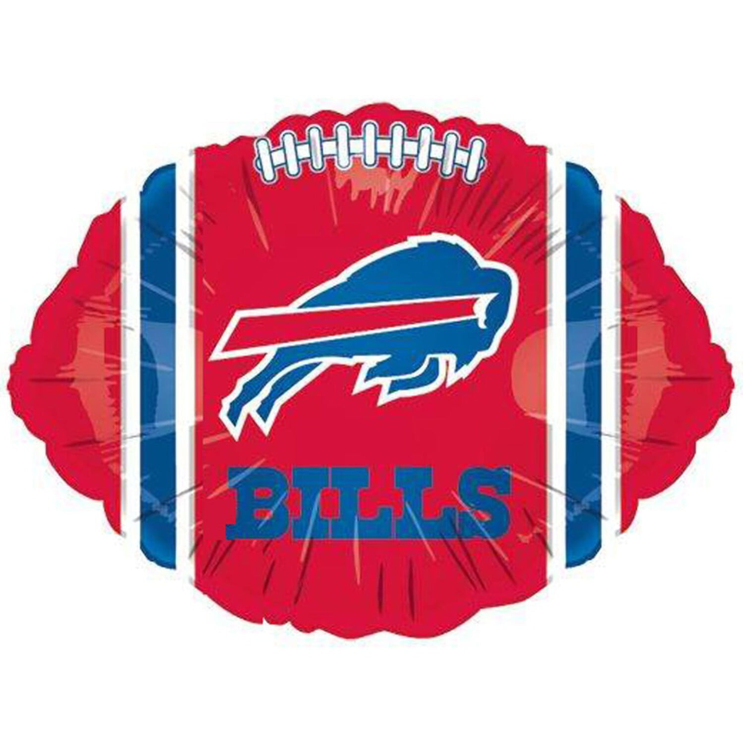 18 inch NFL Buffalo Bills Football Foil Mylar Balloon - Party Supplies ...