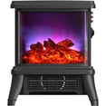 18 inch Panoramic Window with 1500W/1650W Electric Wood Fireplace Flame ...