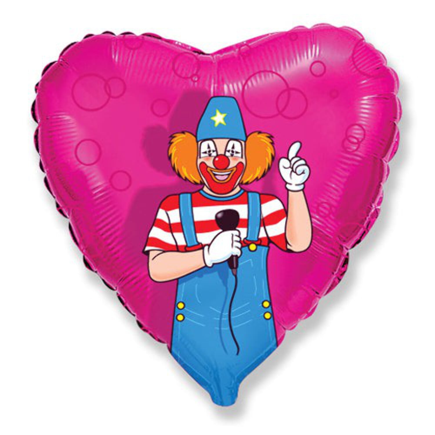 18 inch Party Clown Foil Mylar Balloon - Party Supplies Decorations ...