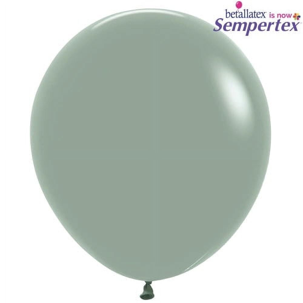 18 inch Pastel Dusk Laurel Green Betallatex / Sempertex Latex Balloons ...