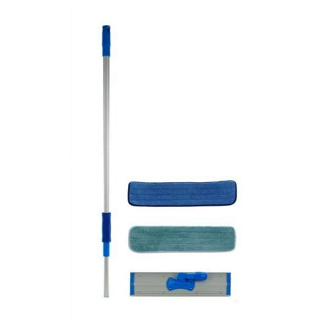 Professional 18 inch Commercial Microfiber Mop Kit with Telescopic ...