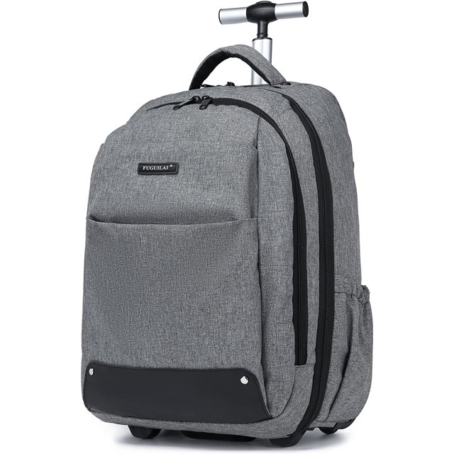 18 inch Rolling Backpack-Adult Business Laptop Backpack with Wheels-18 ...