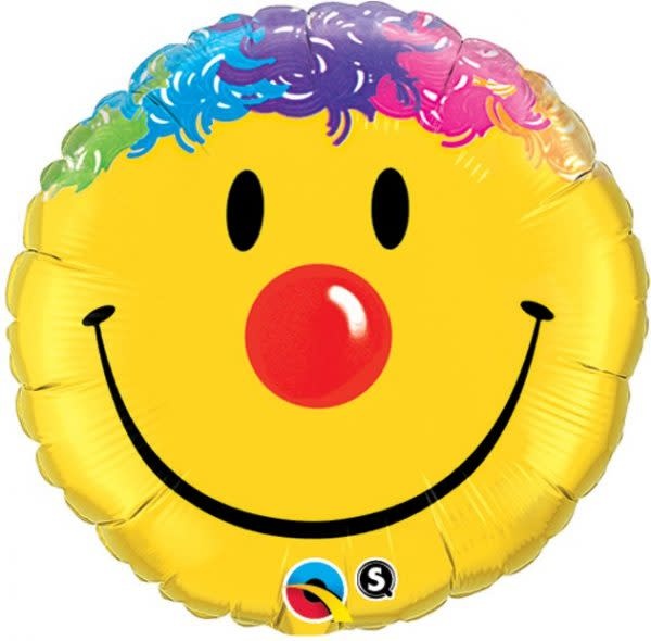 18 inch Smile Face Qualatex Foil Mylar Balloon - Party Supplies ...