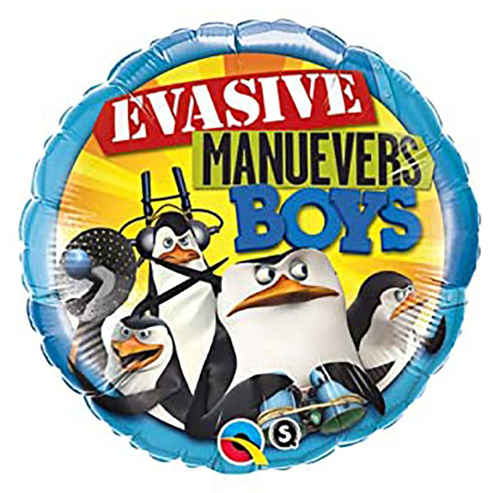 18 inch The Penguins Of Madagascar Qualatex Foil Mylar Balloon - Party ...