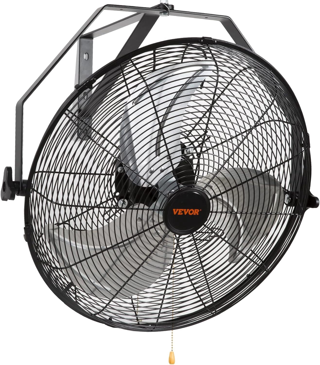 18 inch Wall Mount Fan Oscillating, 3-speed High Velocity Max. 4000 CFM ...