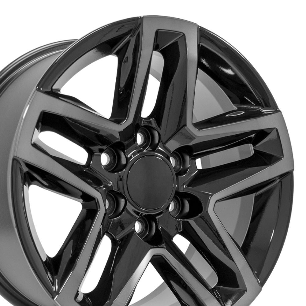 18 inch Wheel CV34B Fits Silverado Rim 18x8.5 Machined Tinted Wheel ...