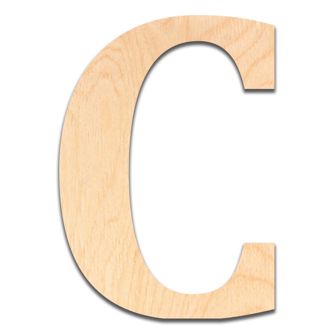 18 inch Wooden Letter C - This 18 inch Unfinished Wood Letter is Ready ...