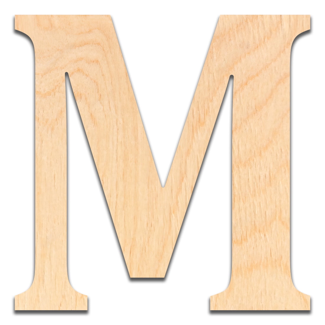 18 inch Wooden Letter M - This 18 inch Unfinished Wood Letter is Ready ...