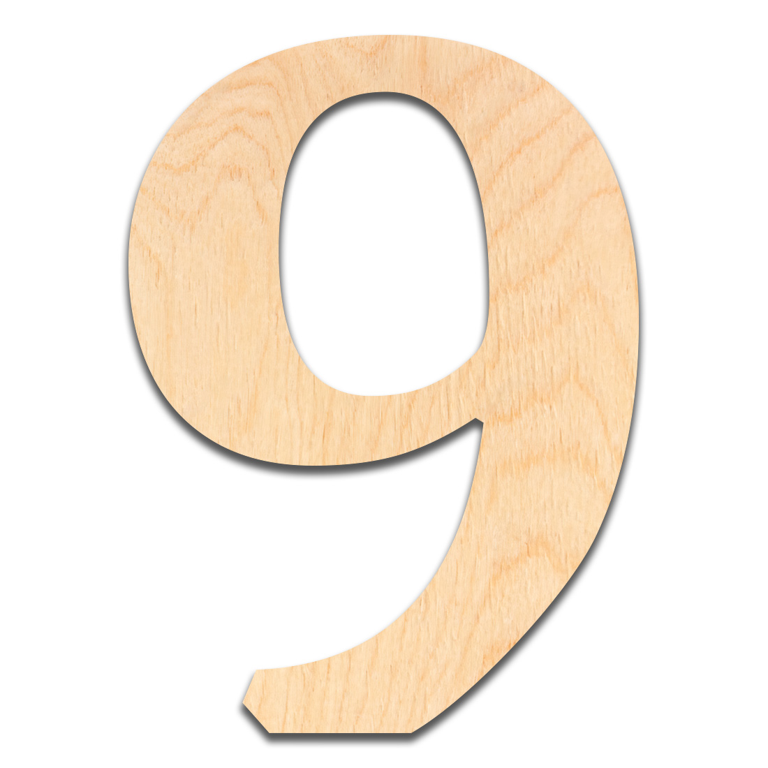 18 inch Wooden Number 9 - This 18 inch Unfinished Wood Number is Ready ...