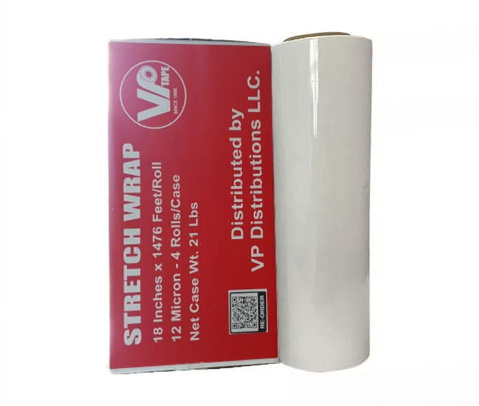 18 inch x 1476 feet Stretch Film/Wrap Clear Packing Moving Packaging ...