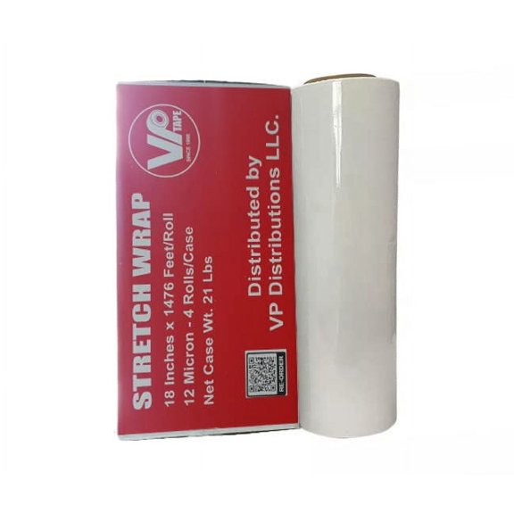 Pen+Gear Clear Stretch Wrap 15 in x 750 ft Easy Unwind for Moving and ...