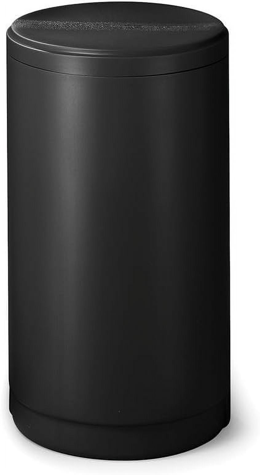 18-inch x 33-inch Black Round Salt Brine Tank for Water Softeners with ...
