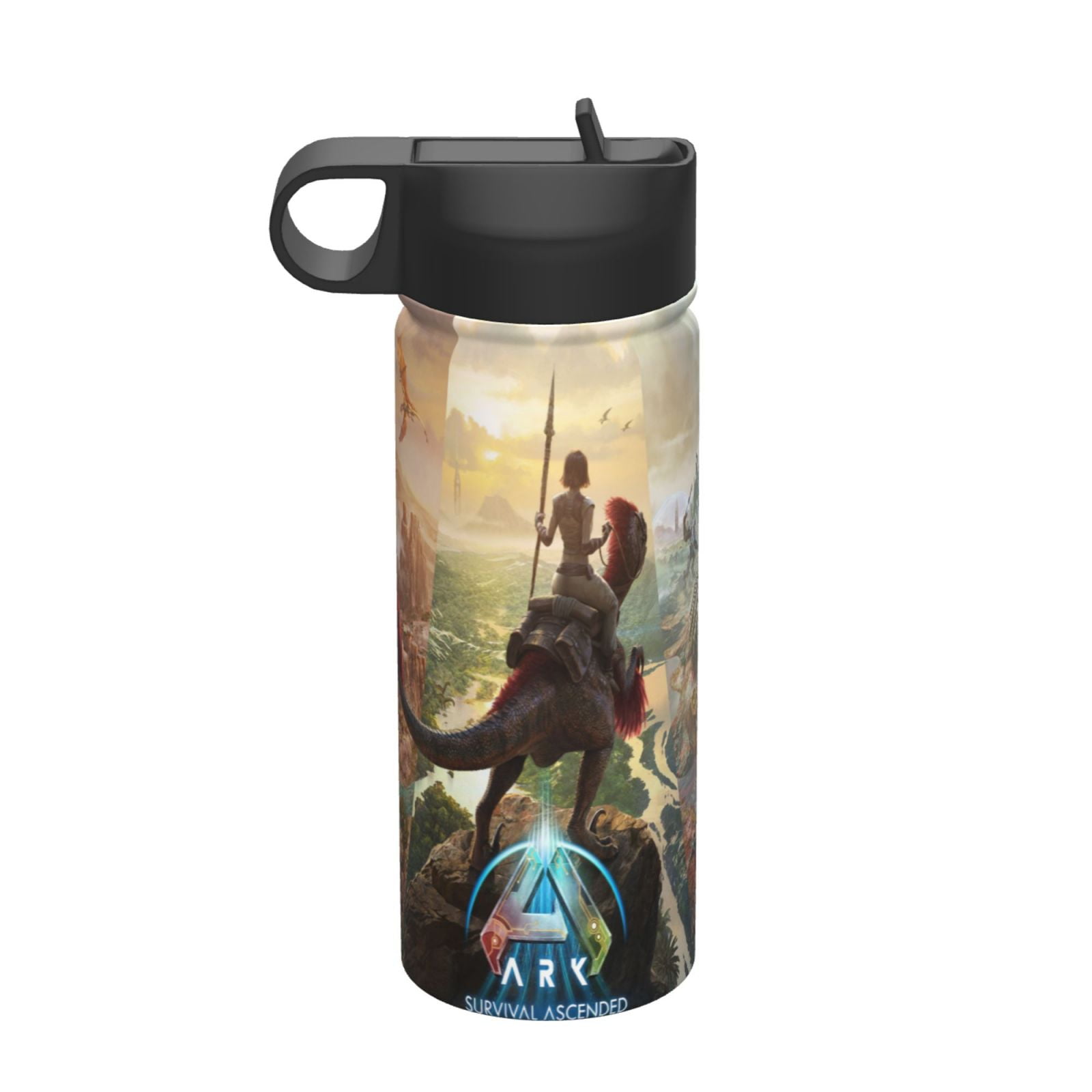 18 oz Ark Survival Insulated Water Bottle With Straw Stainless Steel ...