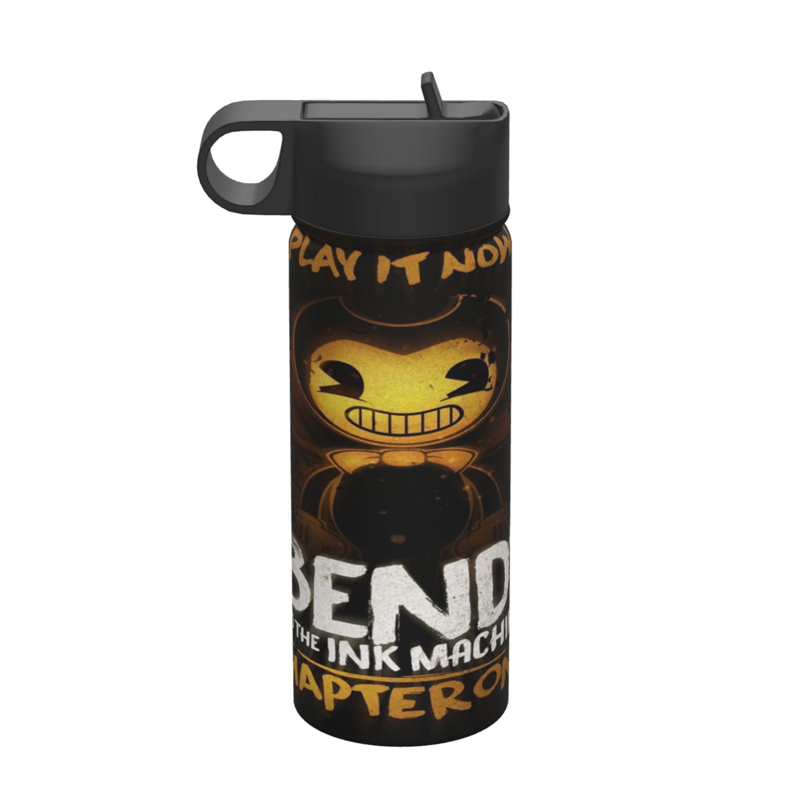 18 oz Ink Ben-Dy Insulated Water Bottle With Straw Stainless Steel ...