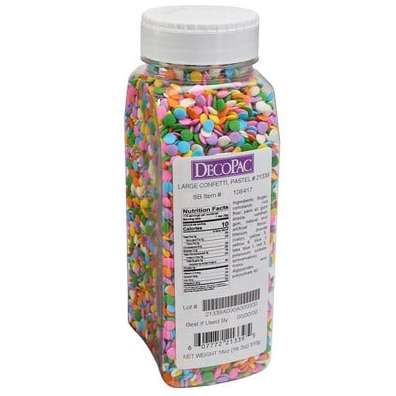 18 oz Large Pastel Round Confetti Quins Mix - Walmart.com
