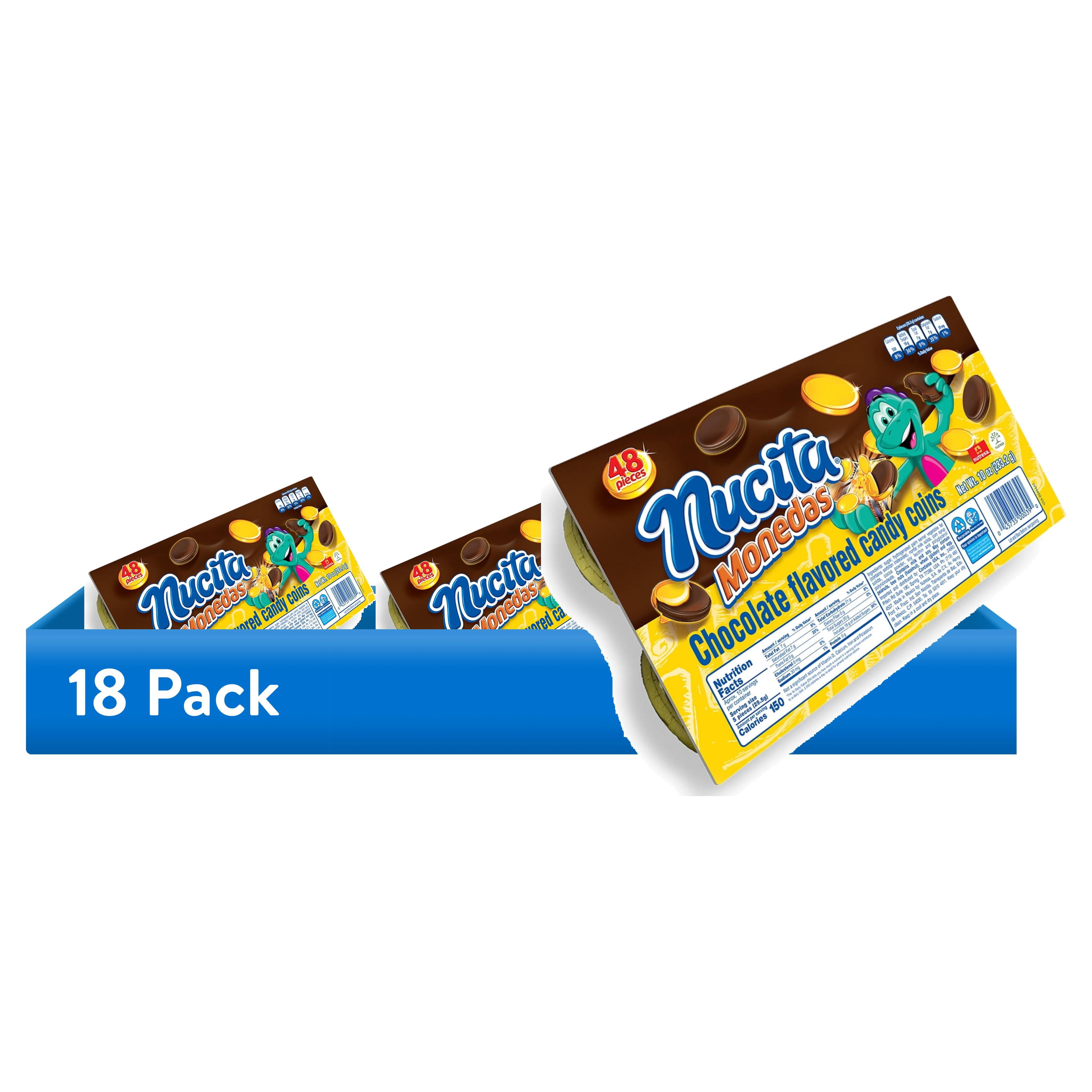 (18 pack) Nucita Chocolate Gold Coins Tray, 11 oz, Pack of 1 - Walmart.com