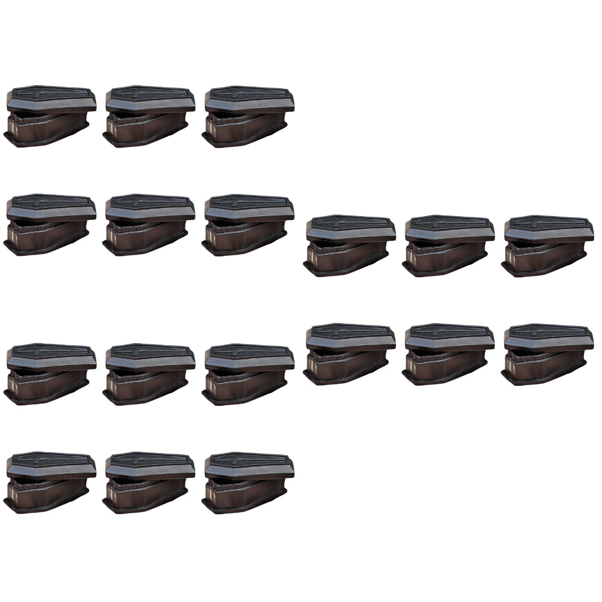 18 pcs Black Coffin Box Coffin Treat Candy Box Creative Coffin Box with ...
