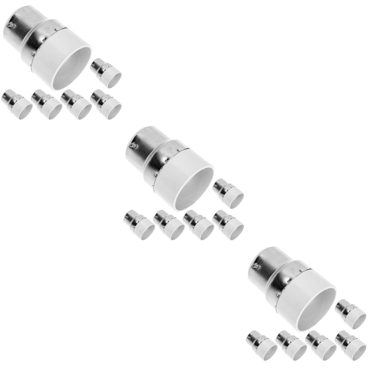 18 pcs Bulb Adapter Converter B22 to E14 Chandelier Lamp Base Converter ...