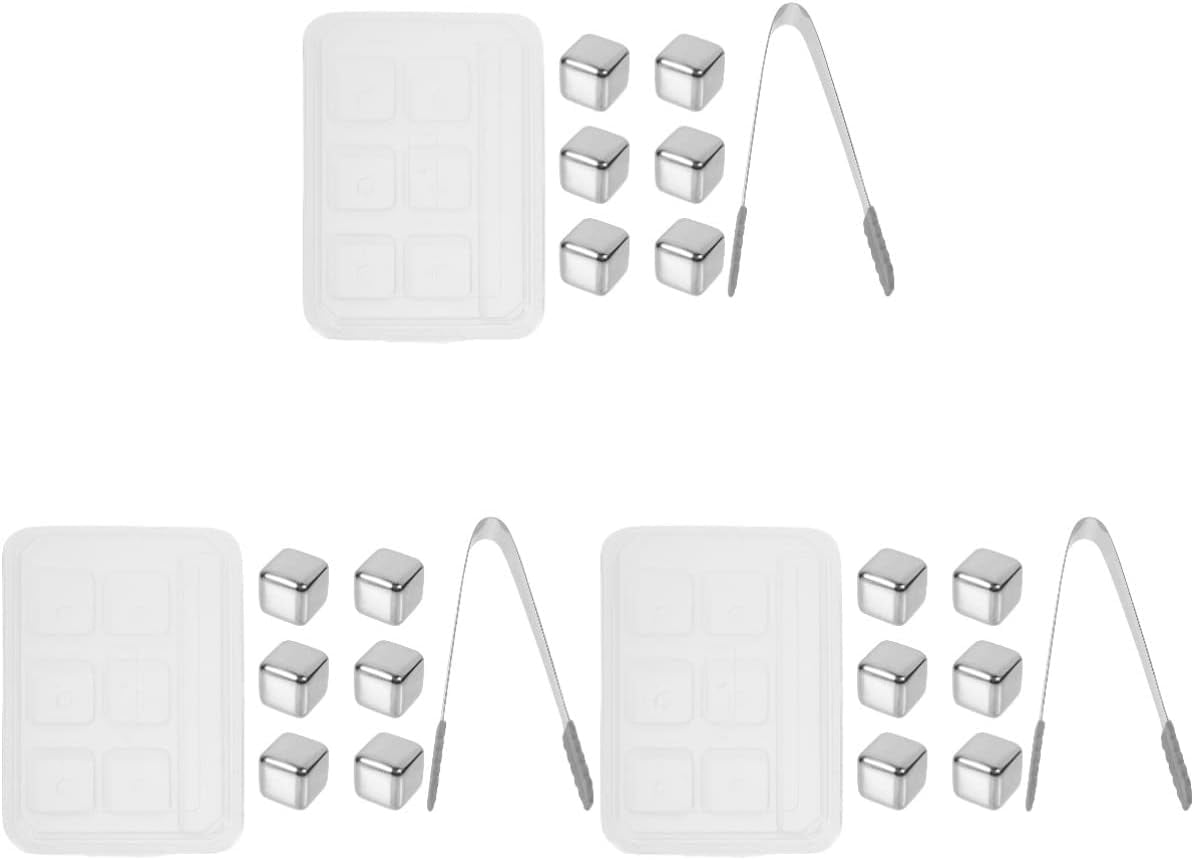 18 pcs for Cooling Stones Juice Home Tong Reusable Beverage Cooler and ...