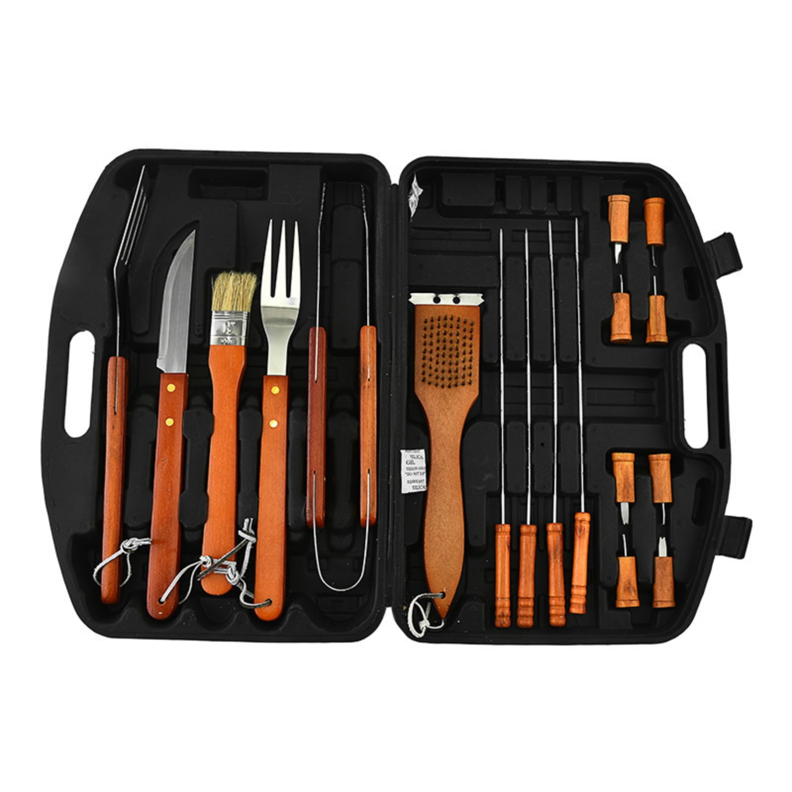 18 pcs Deluxe BBQ Tool Set | All in One BBQ Tool Set Hard-Shell Case ...