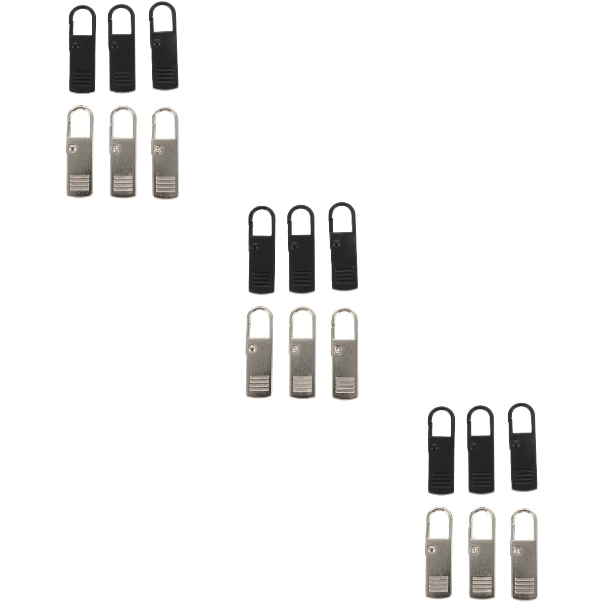 18 pcs Detachable Zipper Pulls Universal Zipper Heads Zipper Pull ...