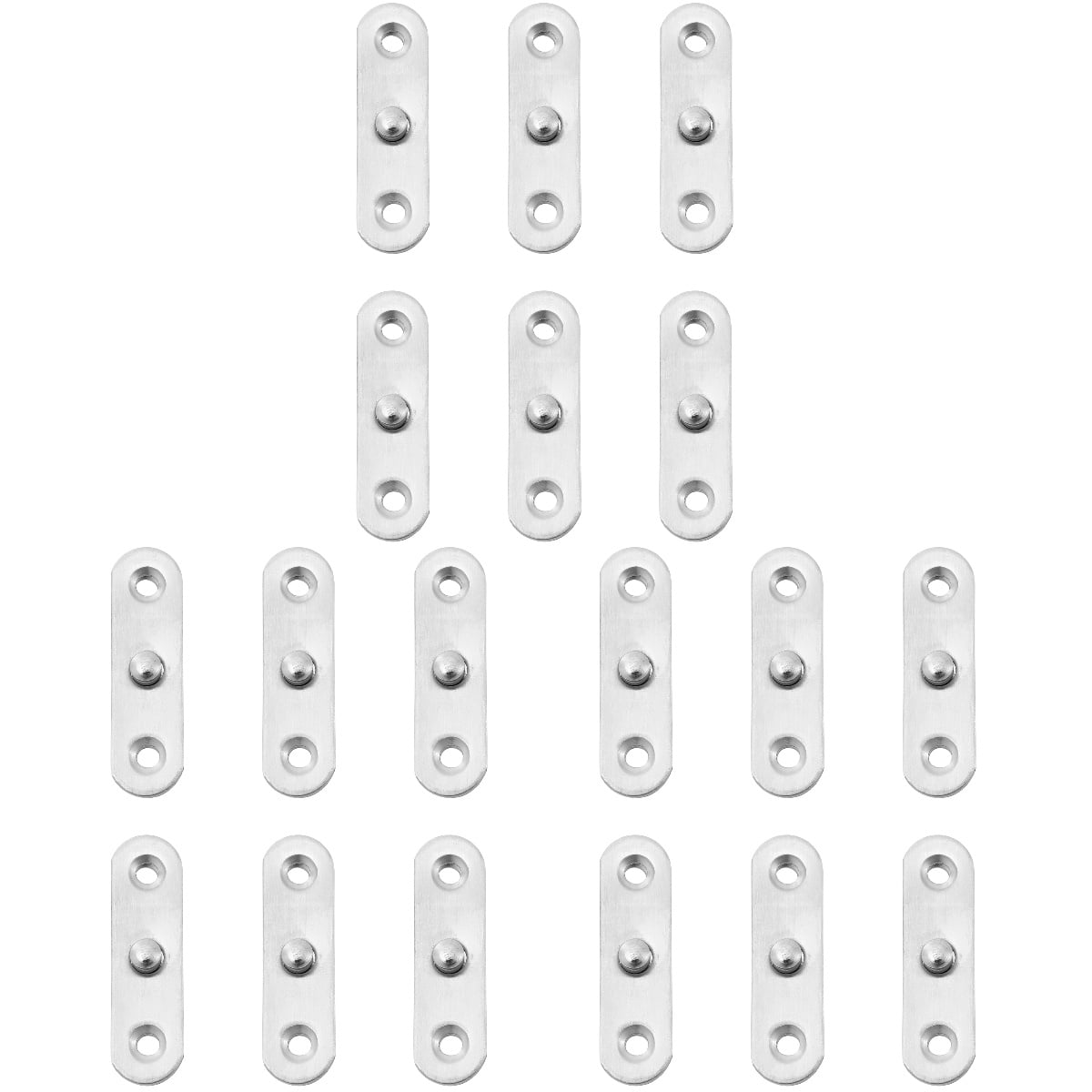 18 pcs Door Window Pivot Hinges Rotating Hidden Hinges Stainless Steel ...